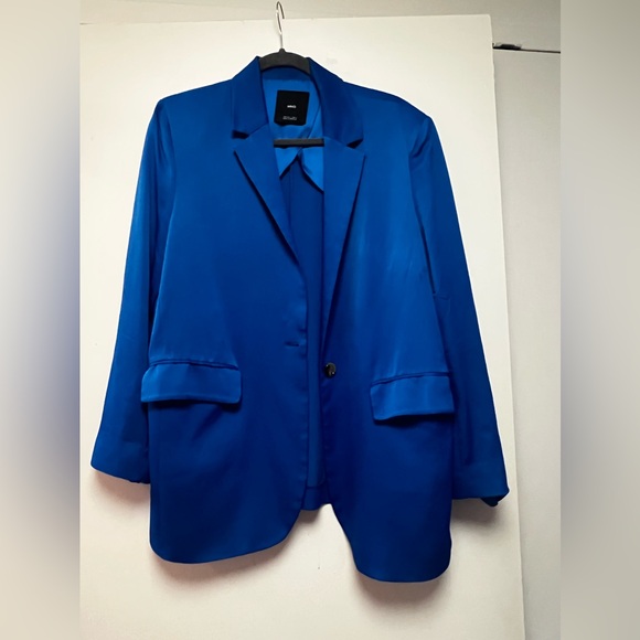 Mango | Jackets & Coats | Royal Blue Mango Blazer | Poshmark